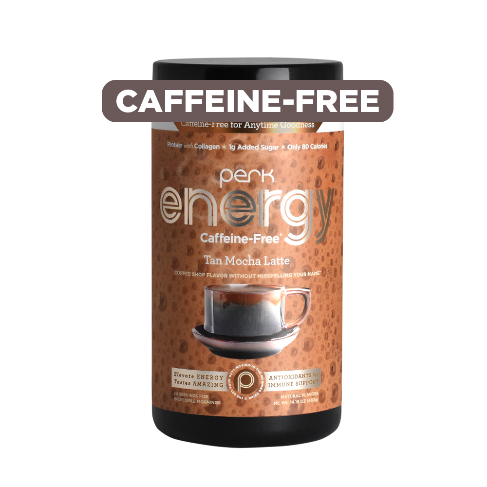 Energy CAFFEINE-FREE Tan Mocha Latte – Perk Energy