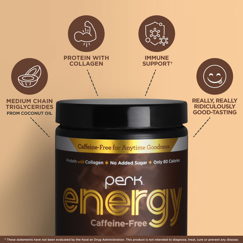 Energy CAFFEINE-FREE Tan Mocha Latte – Perk Energy