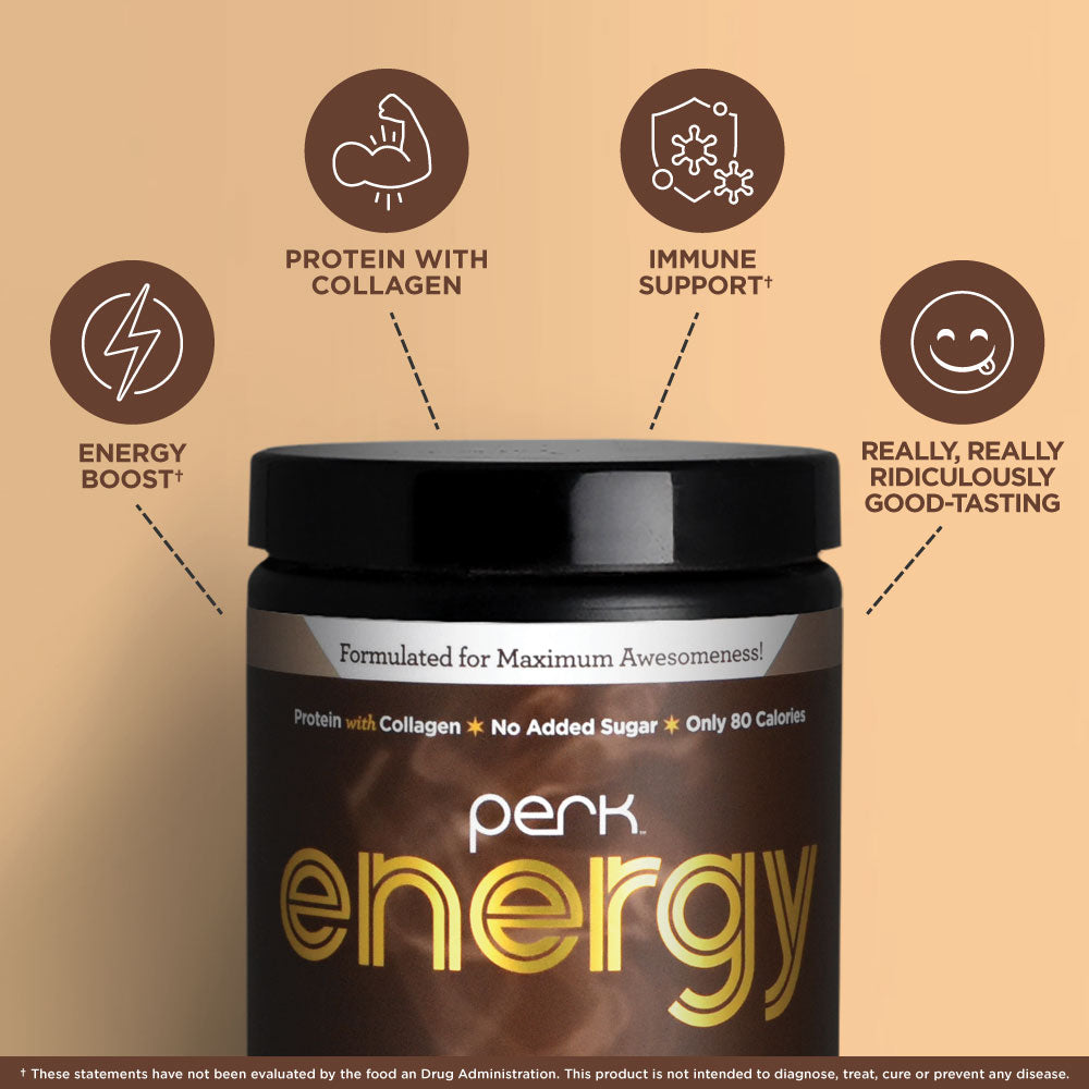 Energy Dark Chocolate Salted Caramel Pretzel – Perk Energy