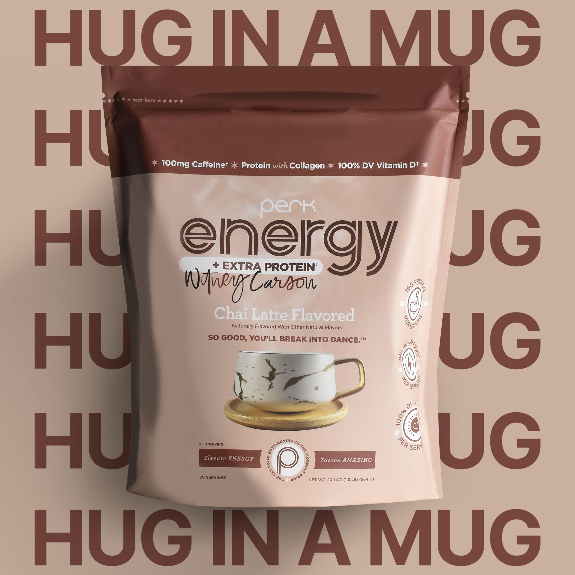 Energy + Extra Protein Chai Latte – Perk Energy