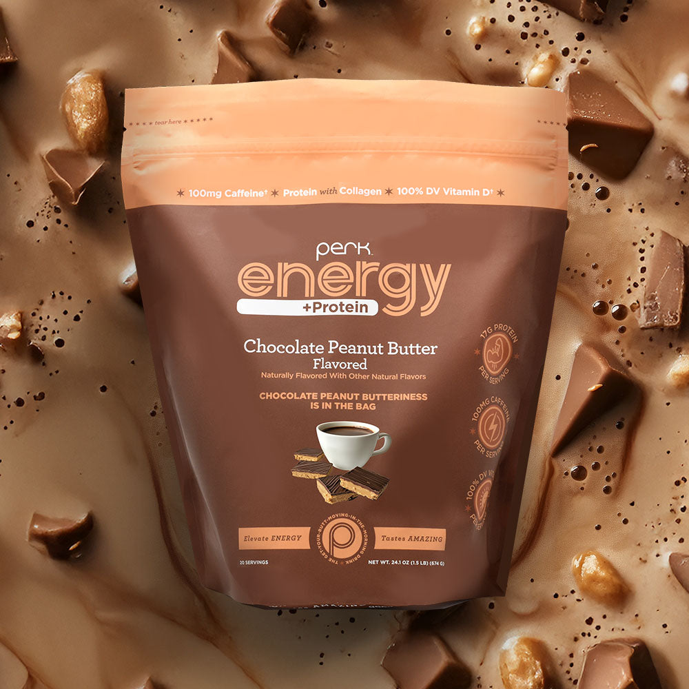 Energy + Extra Protein Chocolate Peanut Butter – Perk Energy
