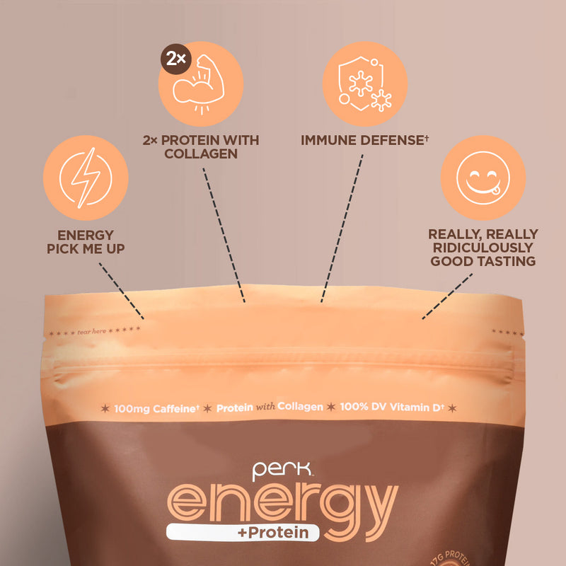 Energy + Extra Protein Chocolate Peanut Butter – Perk Energy