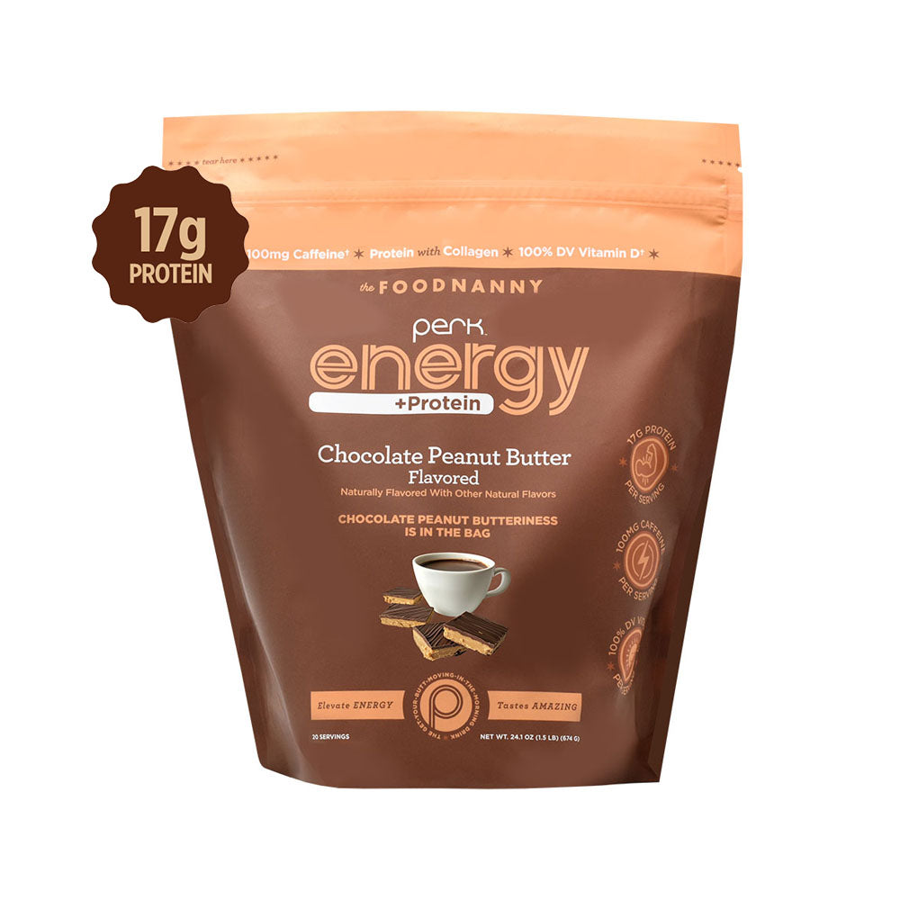 Energy + Extra Protein Chocolate Peanut Butter – Perk Energy