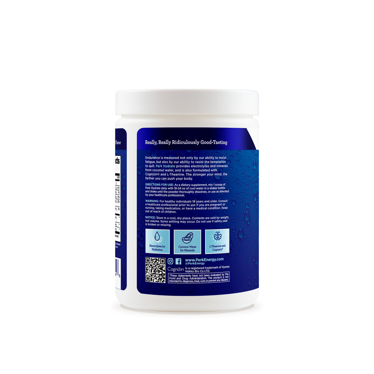 Hydrate Blue Raspberry Flavor – Perk Energy