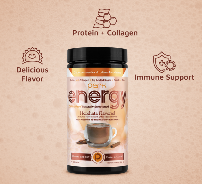 Energy Naturally Sweetened Lactose Free Tan Mocha Latte – Perk Energy